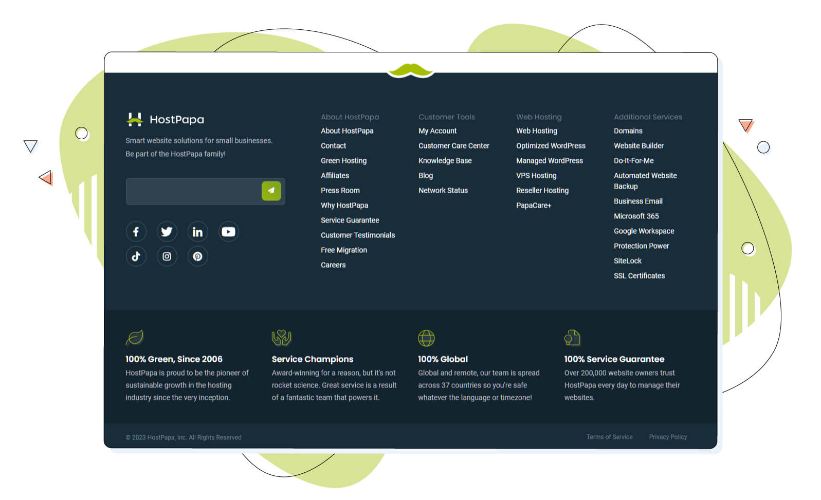 Website Footer Design: Best Practices, & Examples | HostPapa