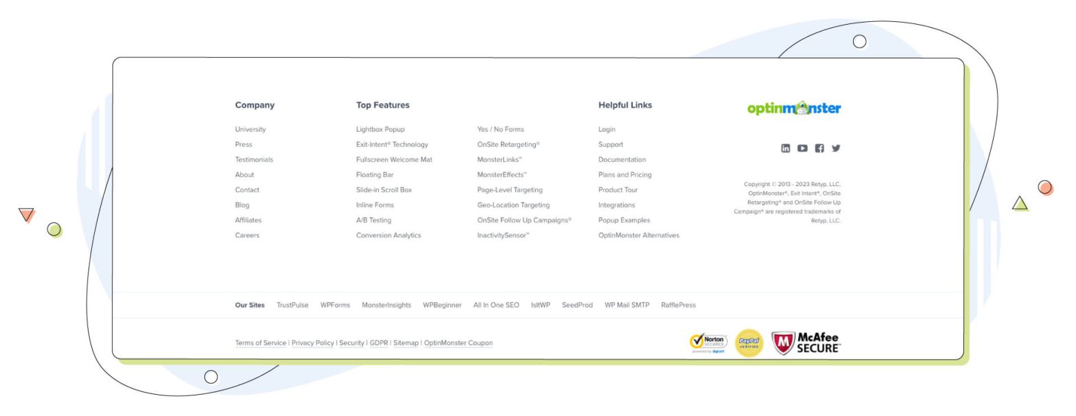 Website Footer Design: Best Practices, & Examples | HostPapa