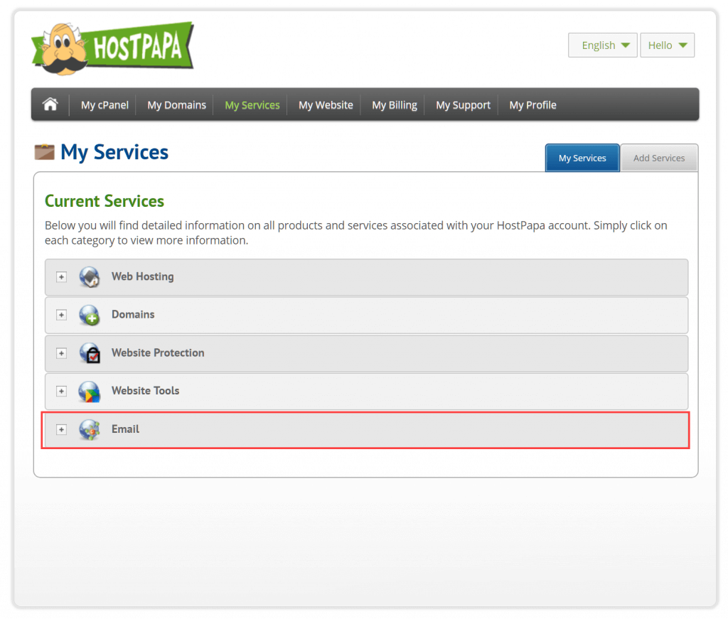 How to activate HostPapa Basic or Advanced Email