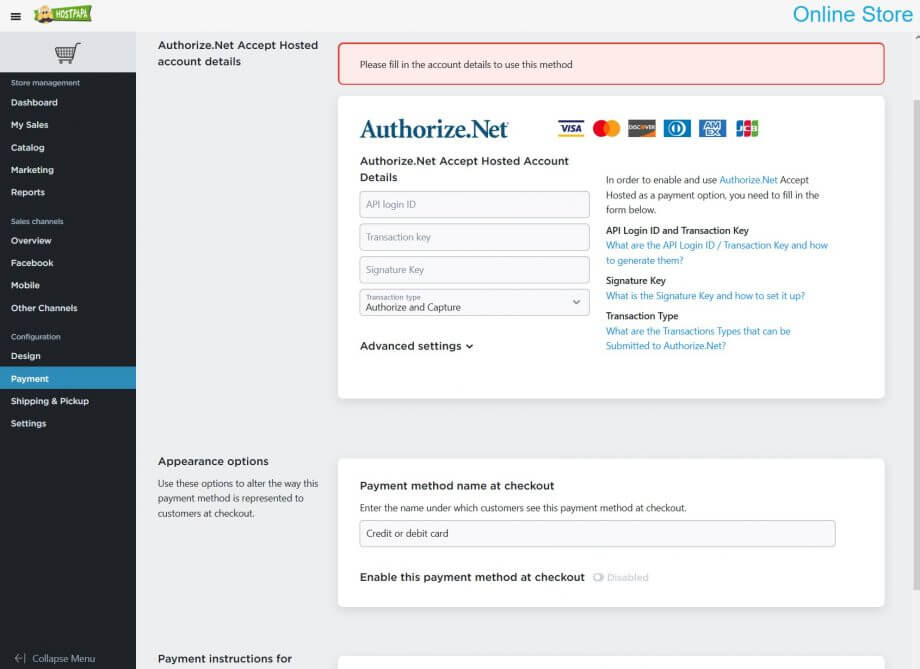 Getting started with the Online Store - HostPapa Website Builder