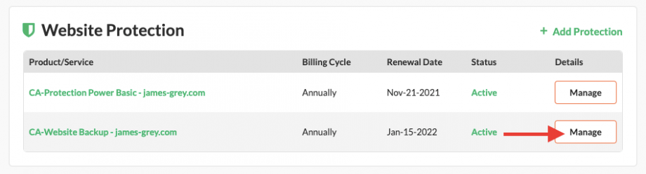 How does the HostPapa Automated Website Backup version history work?