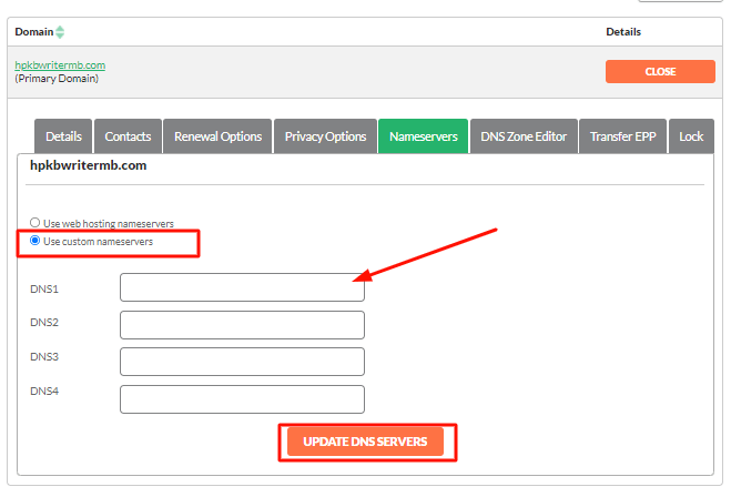 How to update your DNS through the HostPapa Dashboard