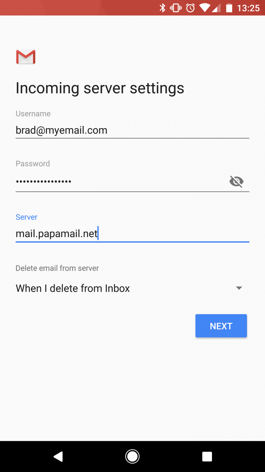 How to set up your basic/advanced email on Android - HostPapa Knowledge ...
