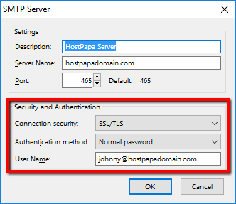 How to set up SMTP authentication in Thunderbird - HostPapa Knowledge Base