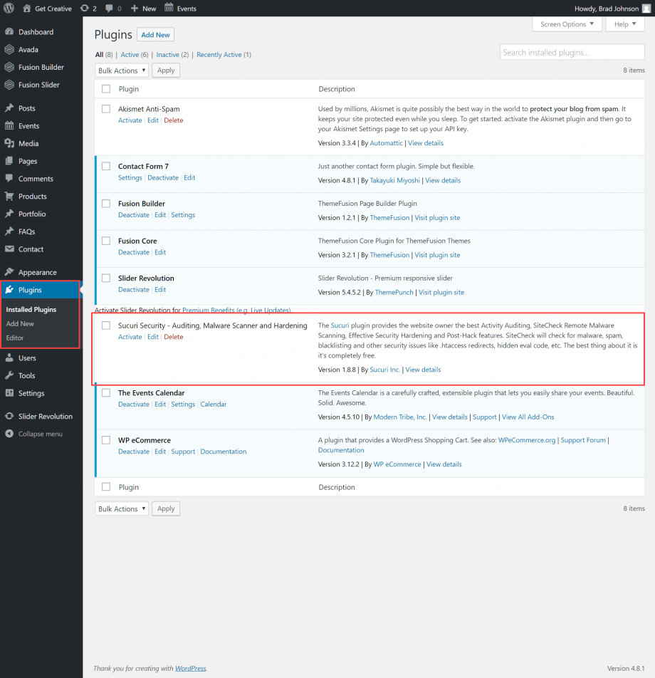 How to install and set up the Sucuri Security plugin in WordPress