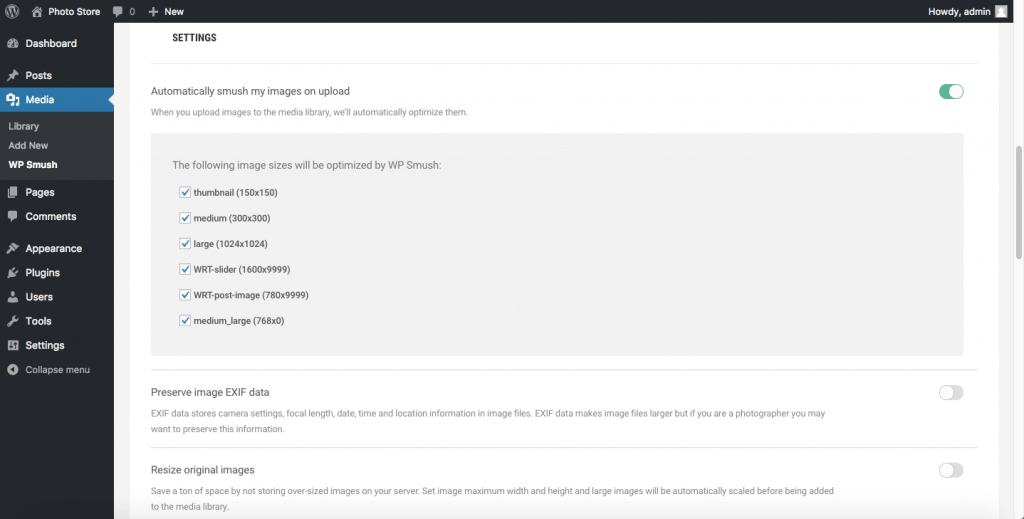 How to install and set Smush Image Compression & Optimization plugin