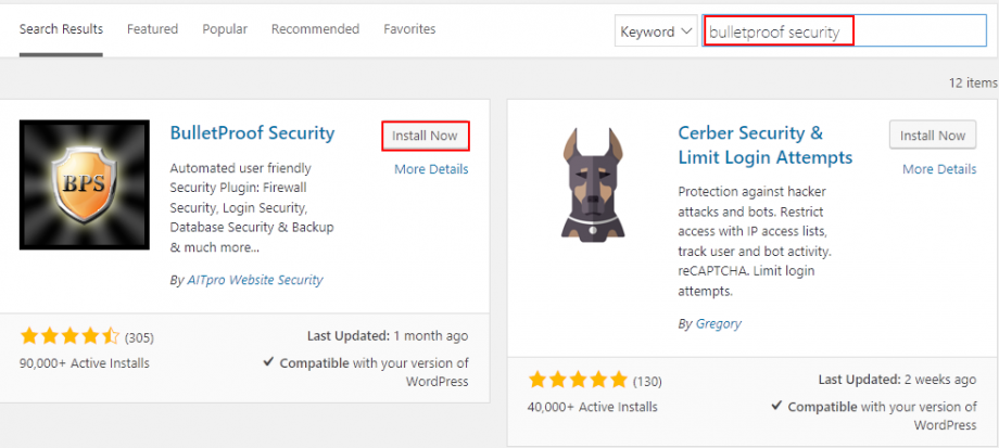 How to install and set up the BulletProof Security plugin for WordPress - HostPapa Knowledge Base