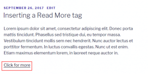 How to edit the Read More button in WordPress and create excerpts