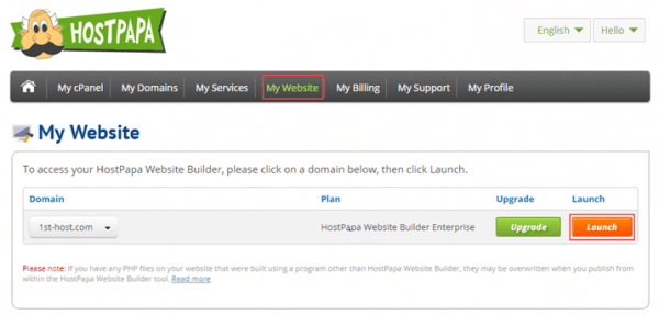 Getting started with the HostPapa Website Builder