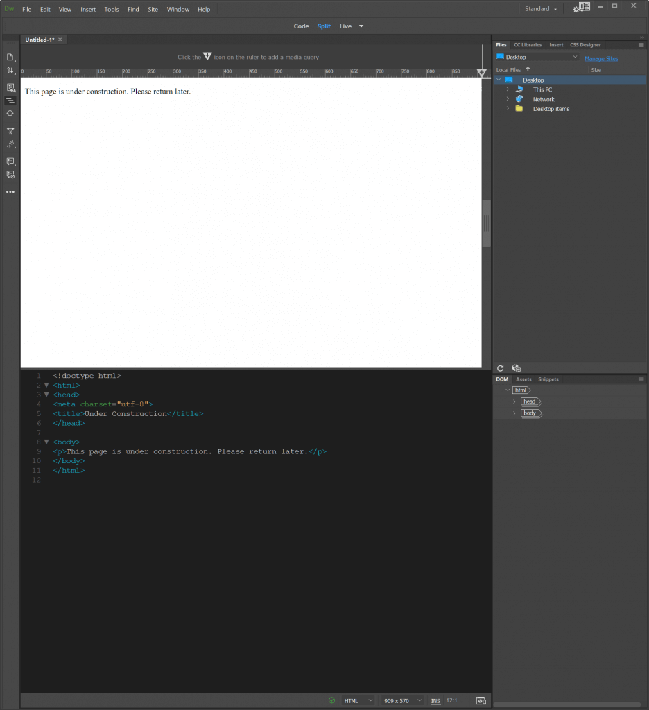 How to create an “Under Construction” page - HostPapa Knowledge Base