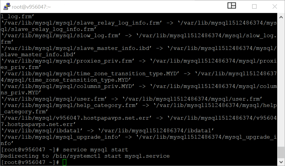 How to repair MySQL databases and tables on VPS servers