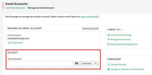 How to change your email password | HostPapa Support