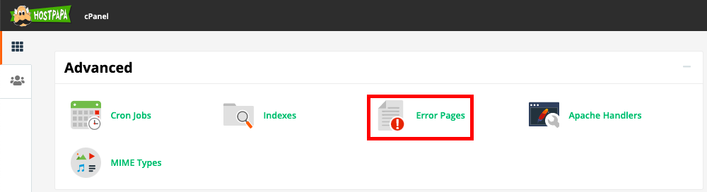 How to set up custom error pages in cPanel | HostPapa Support