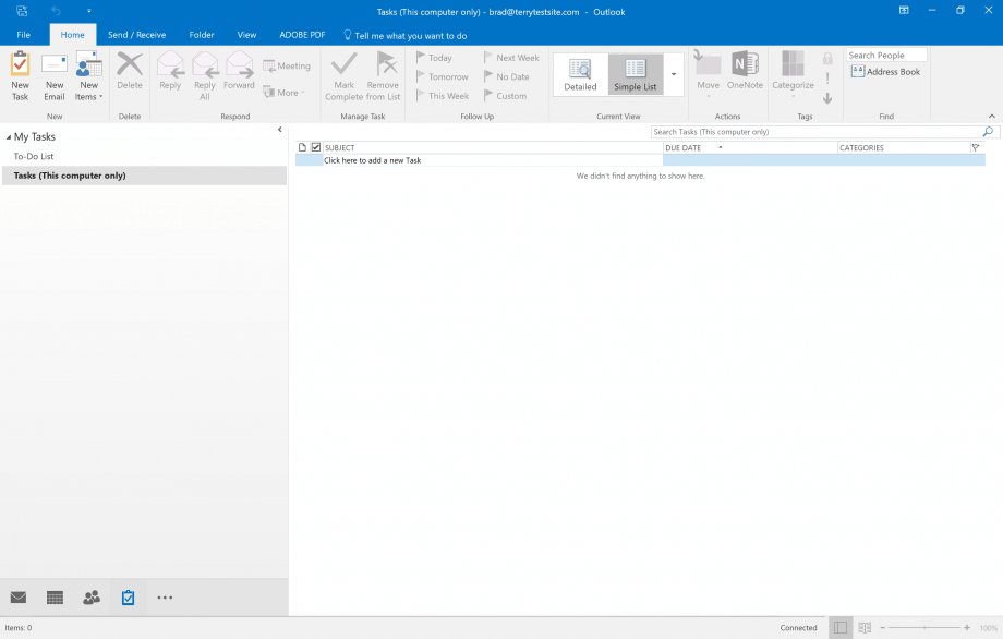 How to view tasks and change the task view in Outlook