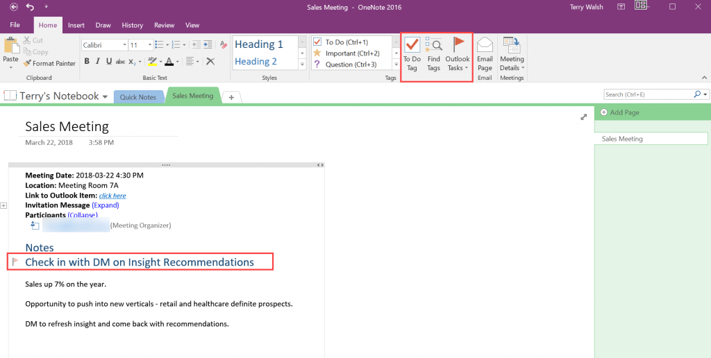 How to take Outlook meeting notes using OneNote - HostPapa Knowledge Base