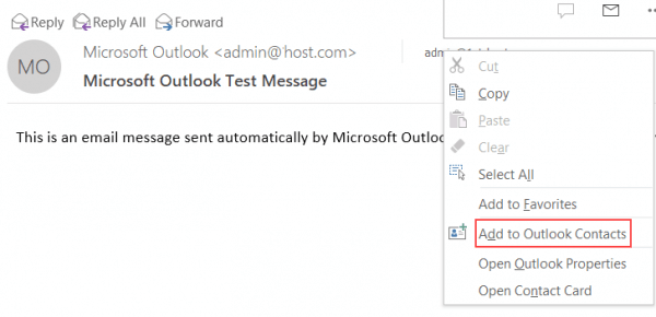 Adding, editing, and deleting Outlook contacts