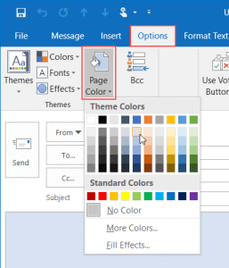 How to Create Personal Stationery in Outlook 2016