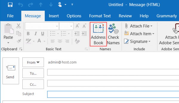 Adding, editing, and deleting Outlook contacts