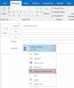 How to add email attachments and hyperlinks in Outlook