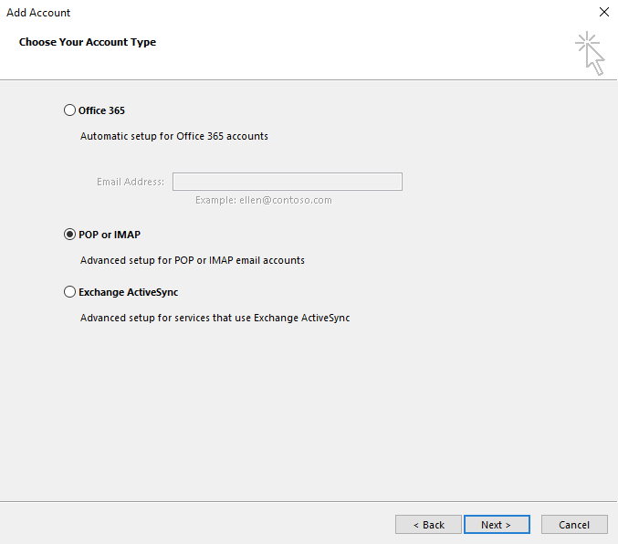 So richten Sie POP3- oder IMAP-E-Mail-Konten in Outlook manuell ein