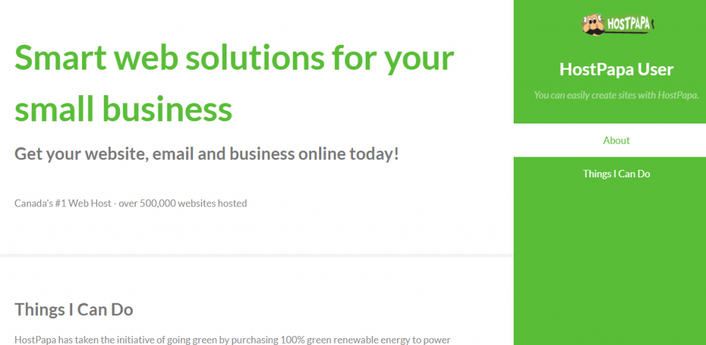 How to create a temporary landing page using Site Publisher | HostPapa