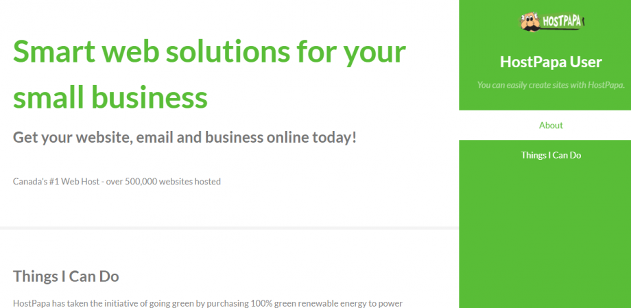 How to create a temporary landing page using Site Publisher | HostPapa