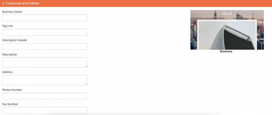 How to create a temporary landing page using Site Publisher | HostPapa
