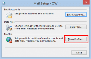 When, why and how to create a new Outlook profile