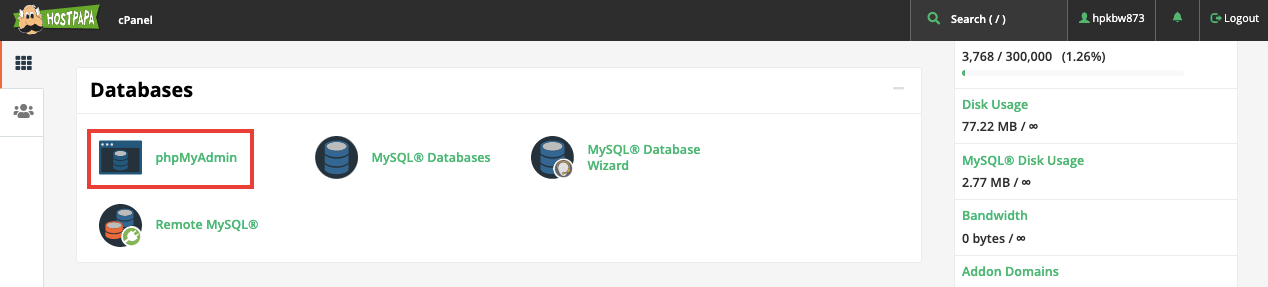 How to use phpMyAdmin to rename a table - HostPapa