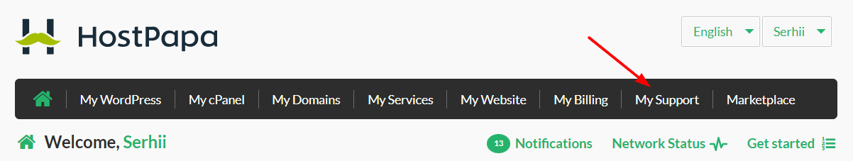 How to open a support ticket in your dashboard | HostPapa Support