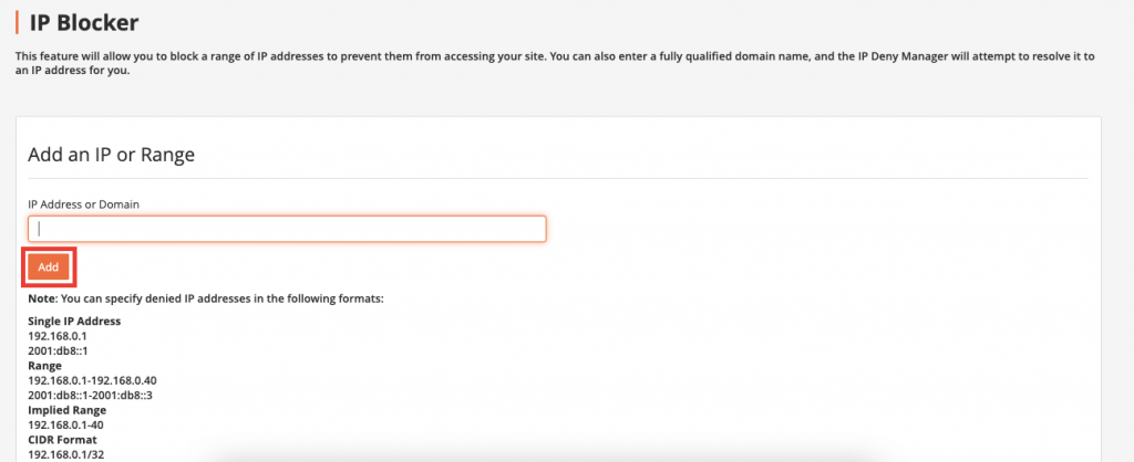 How to use .htaccess to block a domain | cPanel