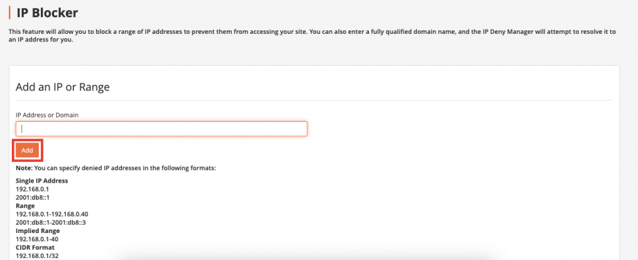 How to use .htaccess to block a domain | cPanel
