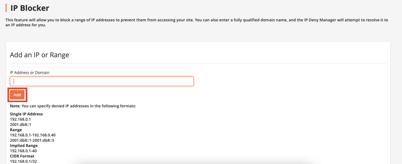 How to use .htaccess to block a domain | cPanel
