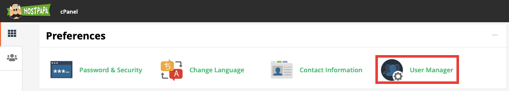 How to use cPanel’s User Manager | HostPapa Support