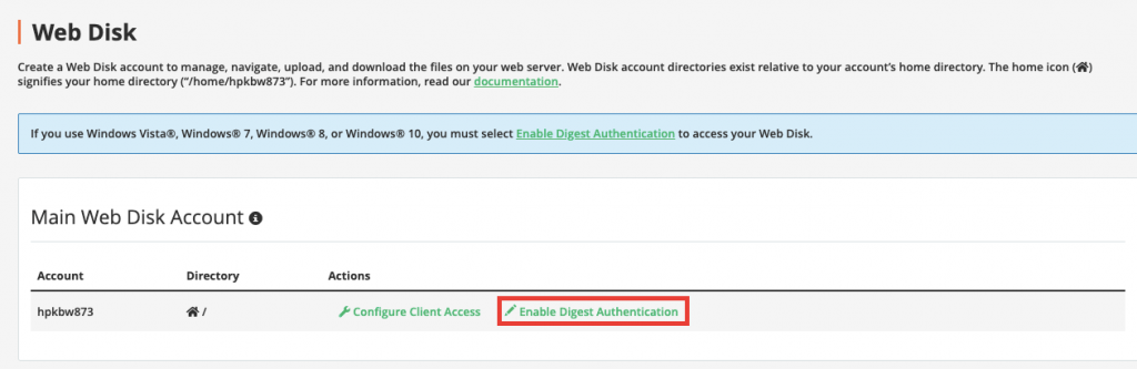 How to use cPanel’s Web Disk | HostPapa Support