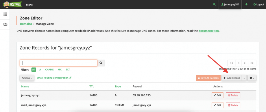 How to create an MX record in DNS | HostPapa Support