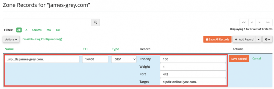 How to create an SRV record in DNS | HostPapa Support