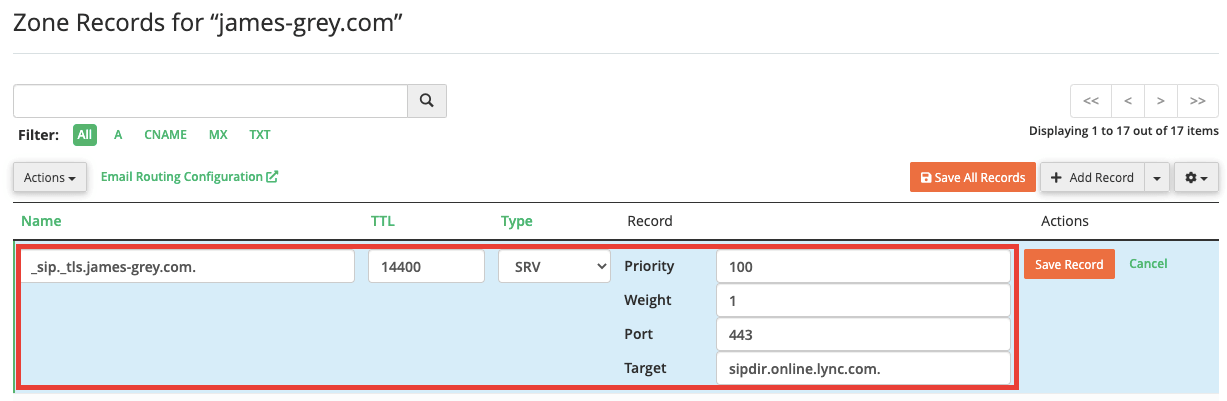How to create an SRV record in DNS | HostPapa Support