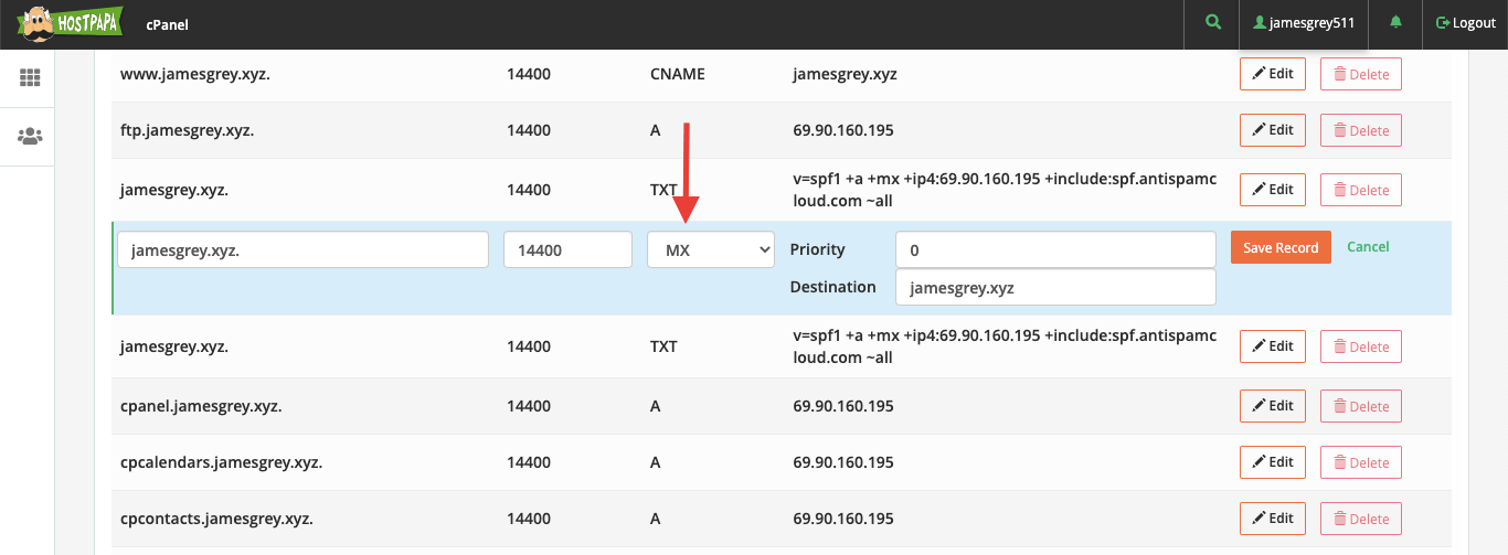 How to update MX records | HostPapa Support