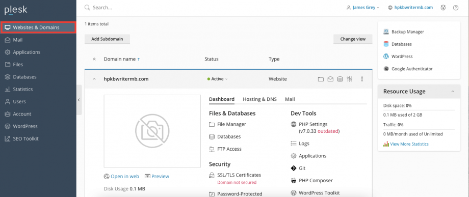 How to preview your Plesk site | HostPapa Support