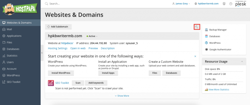 How to add and remove domains in Plesk | HostPapa Support