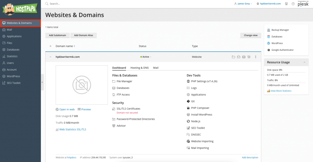 How to set file and directory access permissions in Plesk - HostPapa Knowledge Base