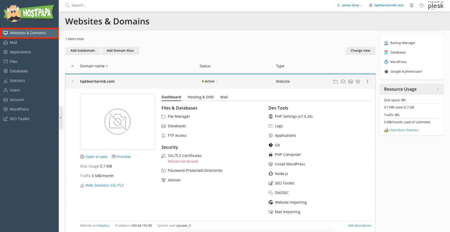 How to set file and directory access permissions in Plesk - HostPapa Knowledge Base