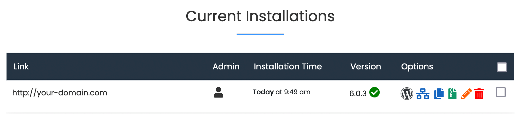 Crear un sitio de staging en WordPress con Softaculous