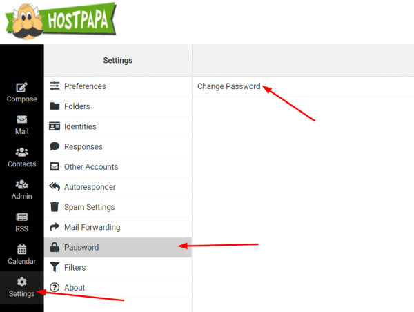How to change your password | HostPapa Knowledge Base